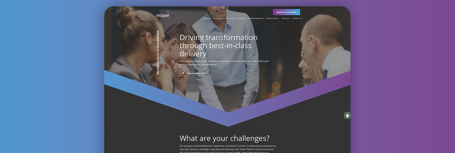 Human-centric B2B Website Design for Inciper - Axon Garside